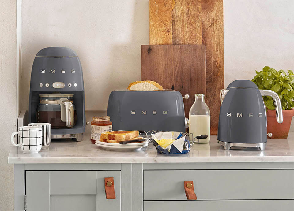 Slate Grey - Cooker - Kettle - Toaster – Coffee | Smeg UK